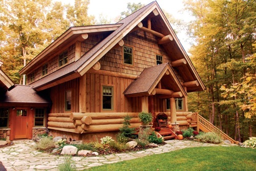 Hybrid Log and Timber Homes | Saratoga Log Homes